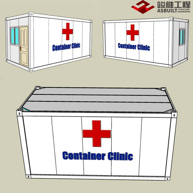 Container Clinic - Buy Containerized Clinic Cabin on ASBUILT STRUCTURE ...