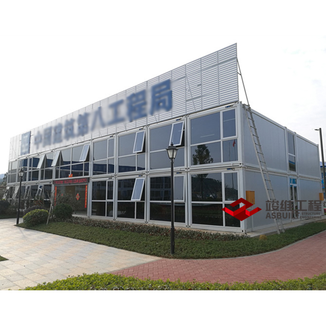 Container Office Building - Buy Steel Prefabricated Building on ASBUILT ...
