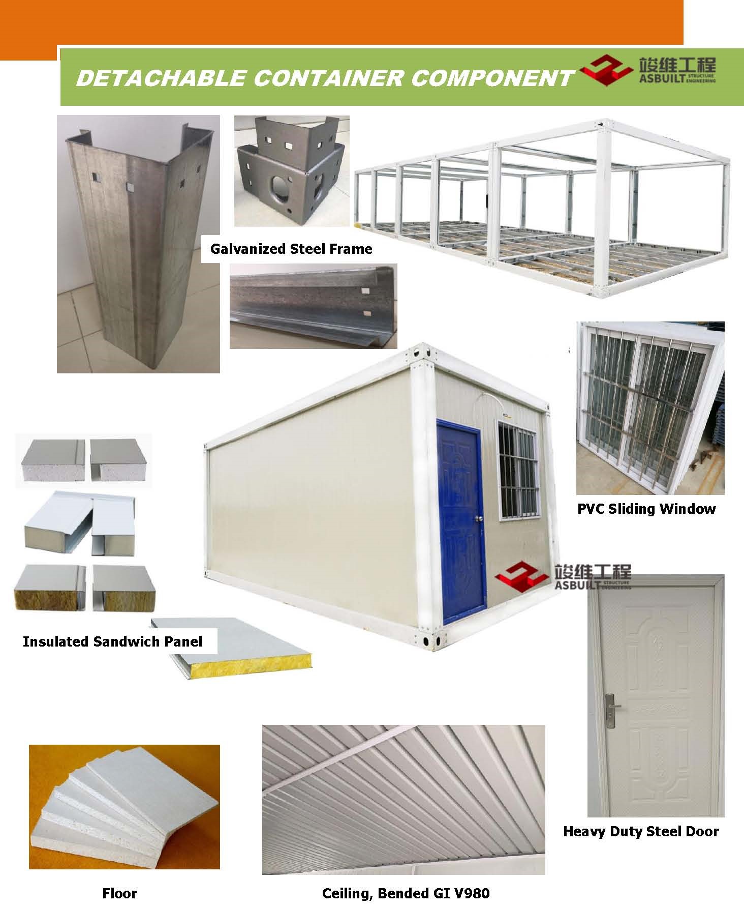 Detachable Container House - Buy Detachable Container House Product on ...